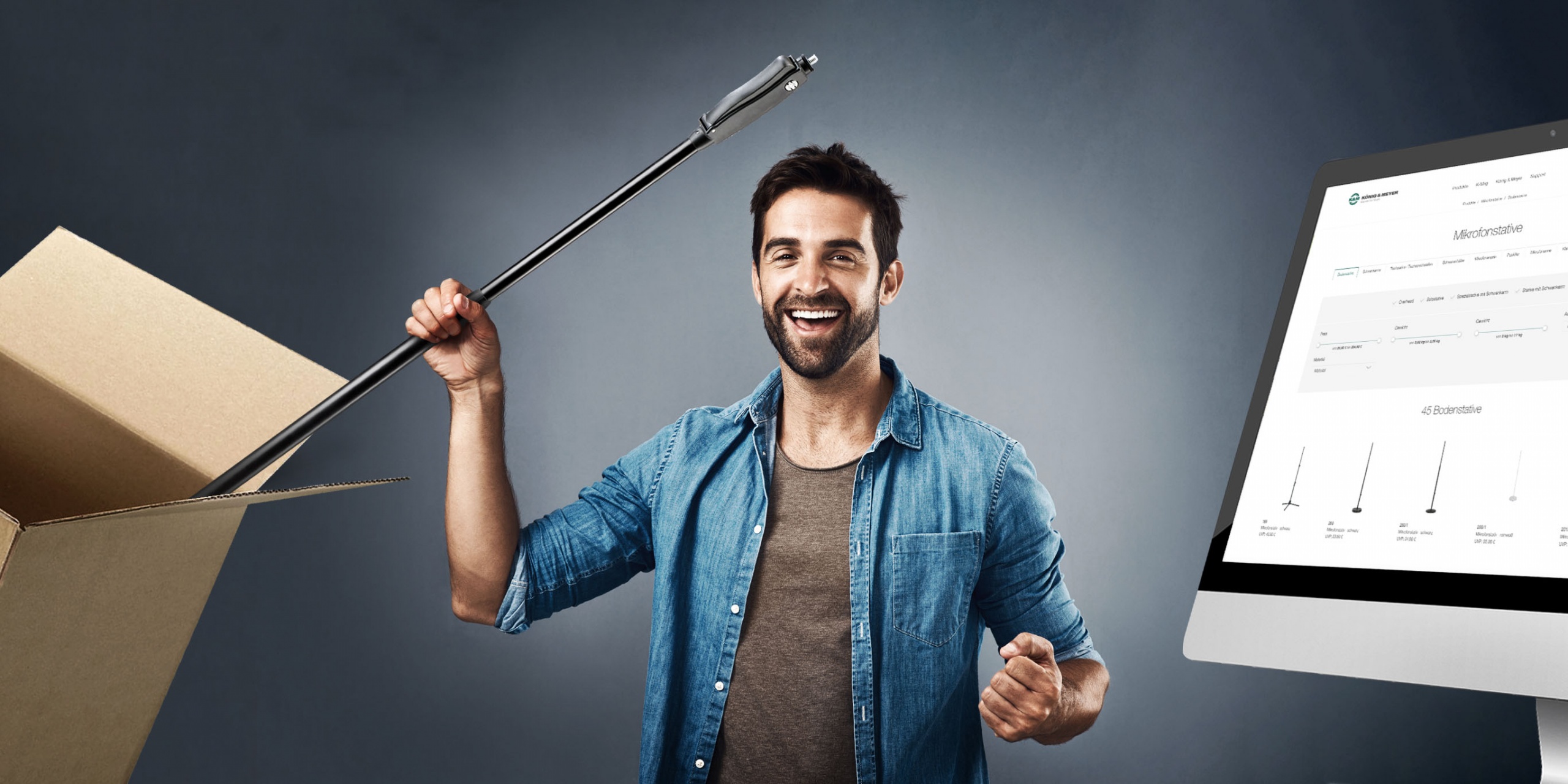 Your new mic stand, in 5 steps - König & Meyer