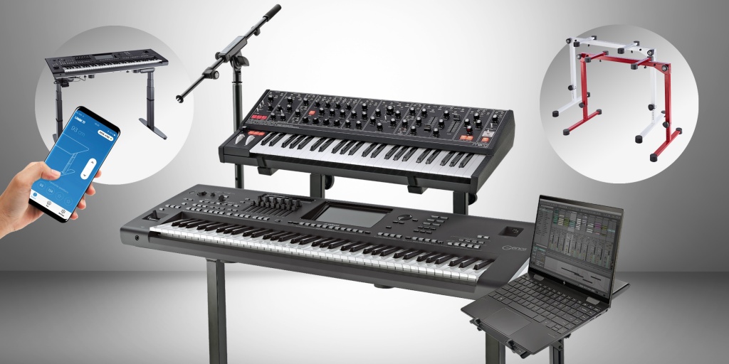 Discover the world of the »Omega« table-style keyboard stands - König ...